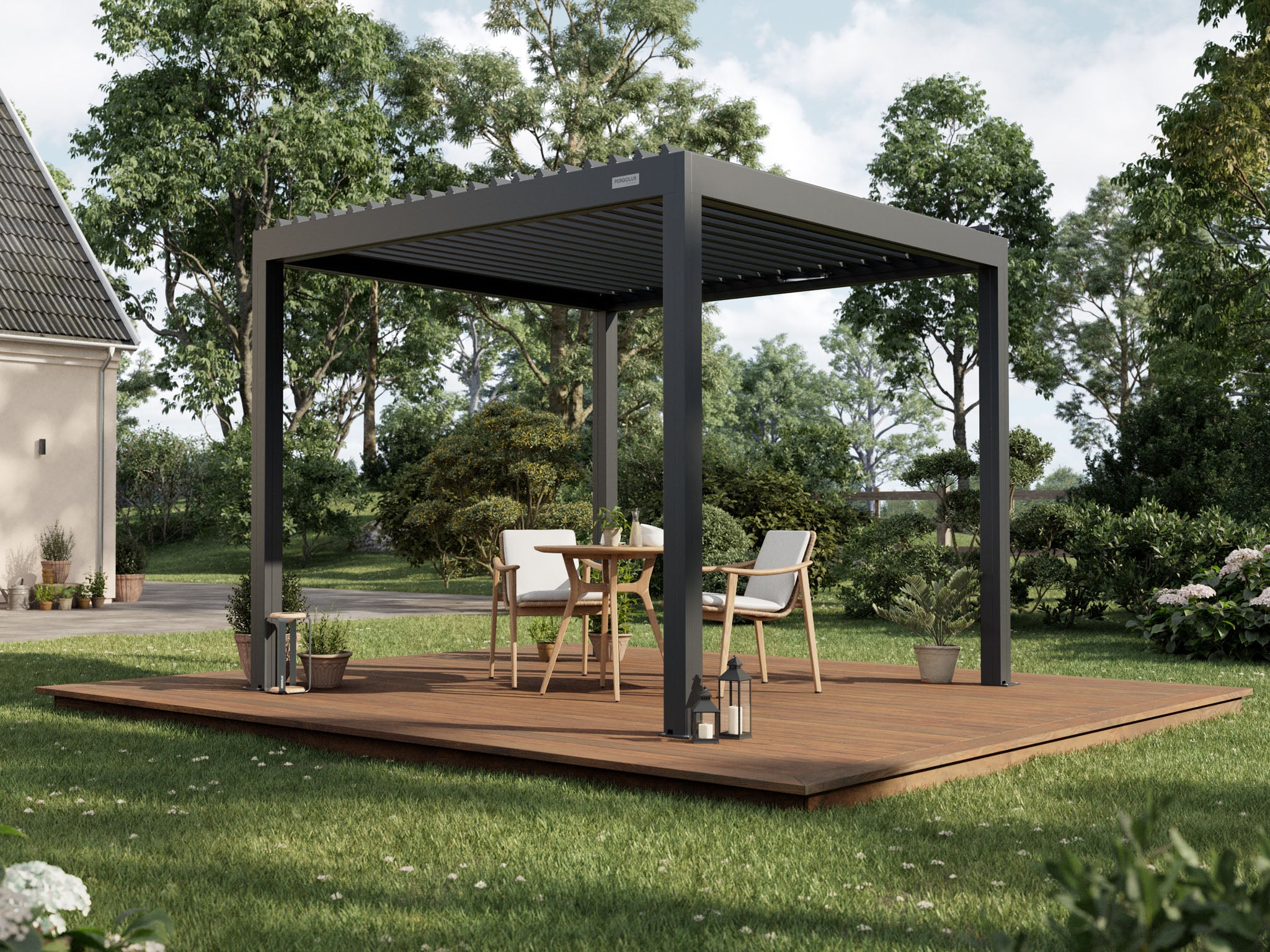 Extruded Aluminum Trellis 92"t X 65"w Steel Mission Arbor Metal
